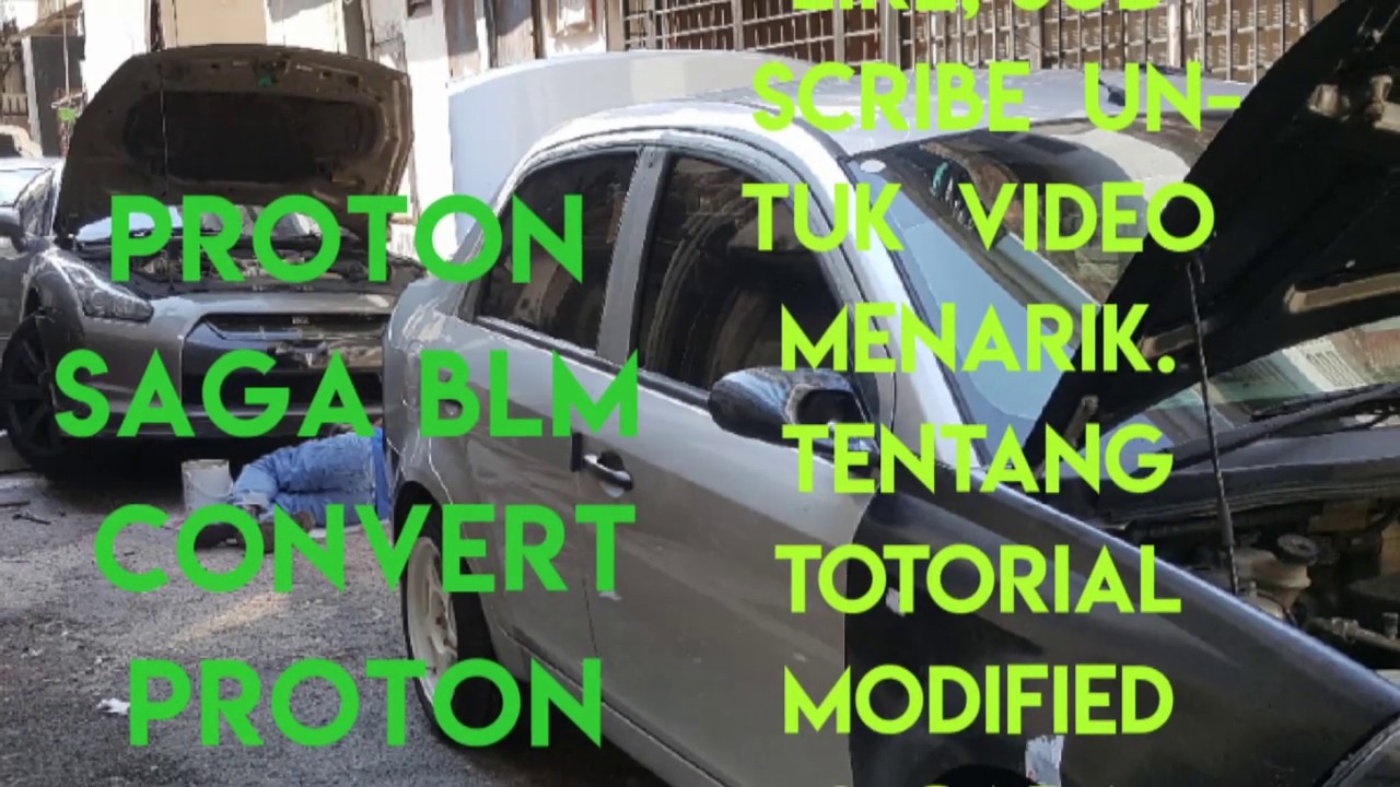 Proton saga BLM convert proton saga flx - YouTube