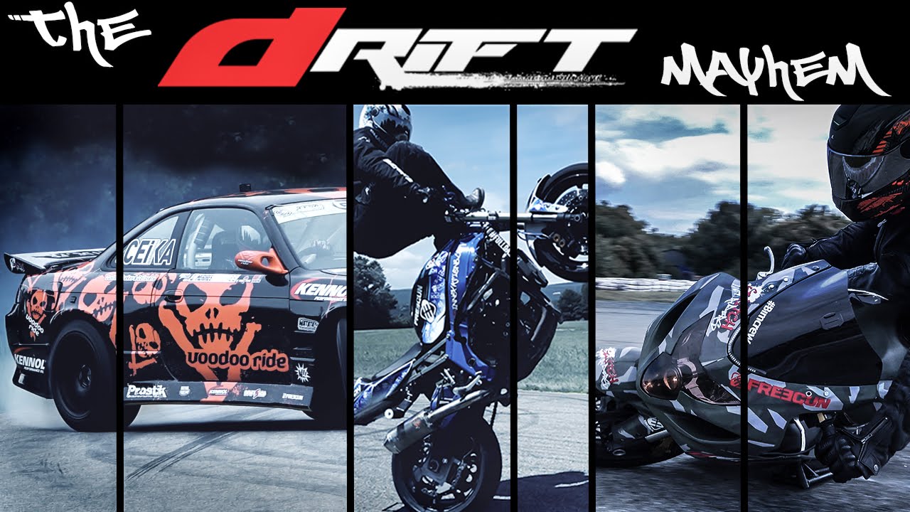 The Drift Mayhem - Motorcycles and car drifting together! - YouTube