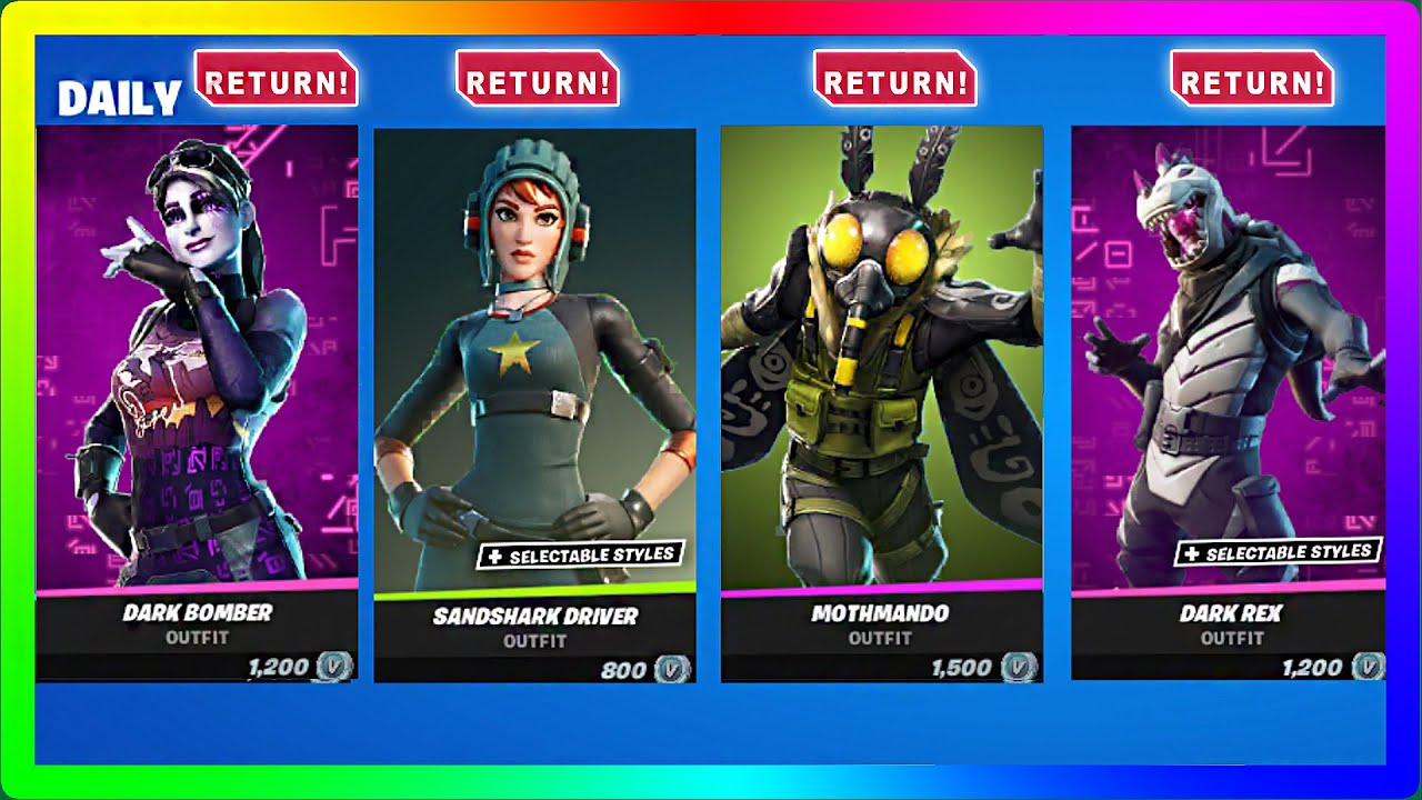 *RETURN* Dark Bomber, Sandshark Driver, Mothmando, & Dark Rex! ☔️ ...