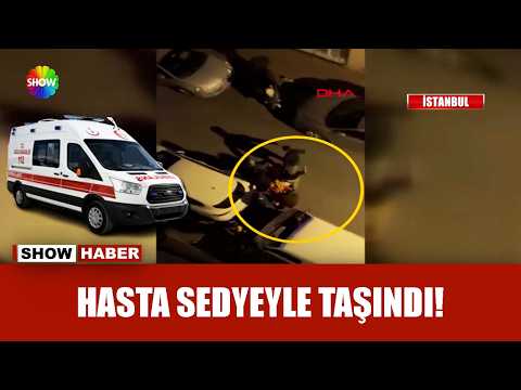 Ambulans dar sokağa giremeyince...