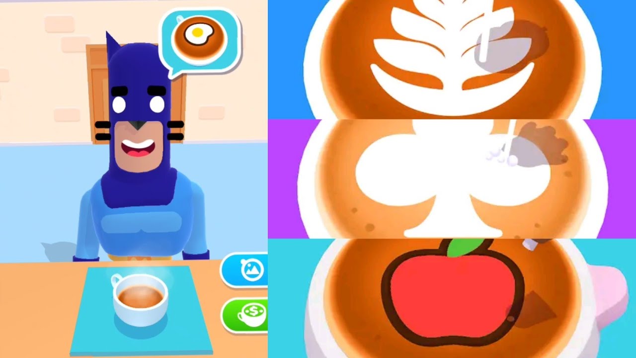 Kopi Reggae Batman | coffee shop 3D gameplay - YouTube