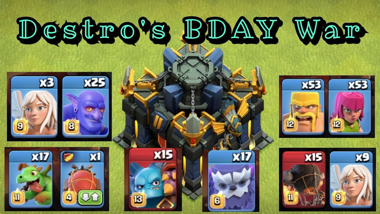 Beautiful Creative Hits for Destro's Birthday War - YouTube