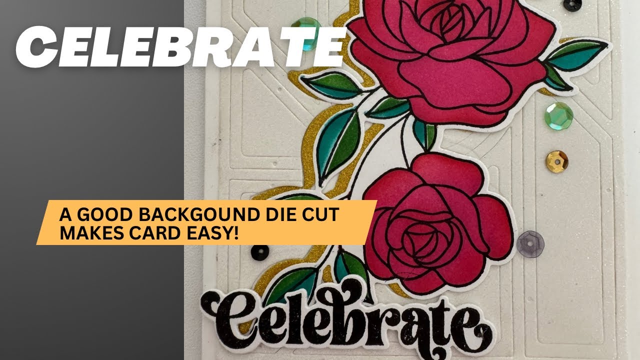 A Great Background Die Cut - YouTube
