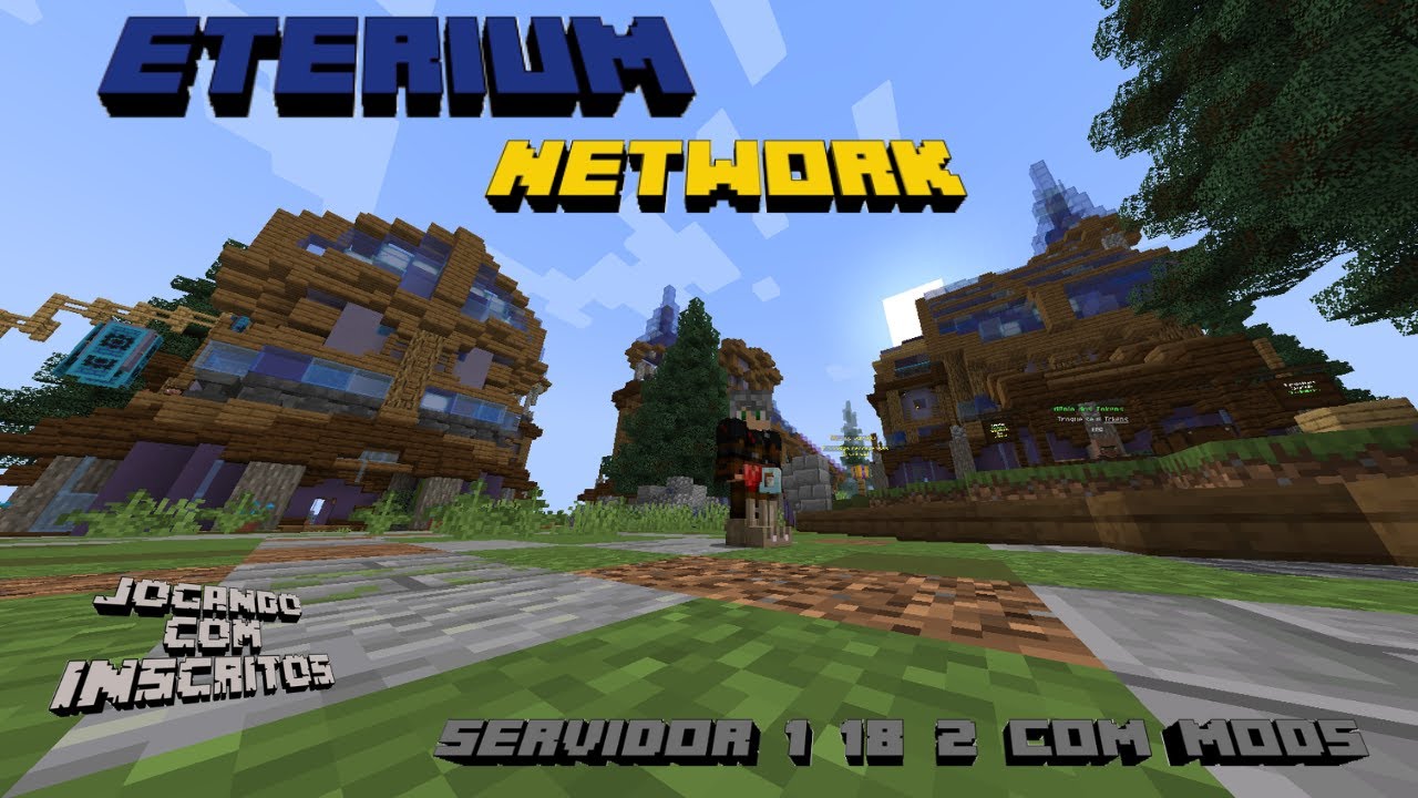 ETERIUM NETWORK SERVIDOR MINECRAFT COM MODS #5 #jogandocominscritos - YouTube