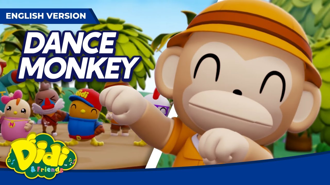 Songs for Kids & Nursery Rhymes | Monkey Dance | Didi & Friends in ...