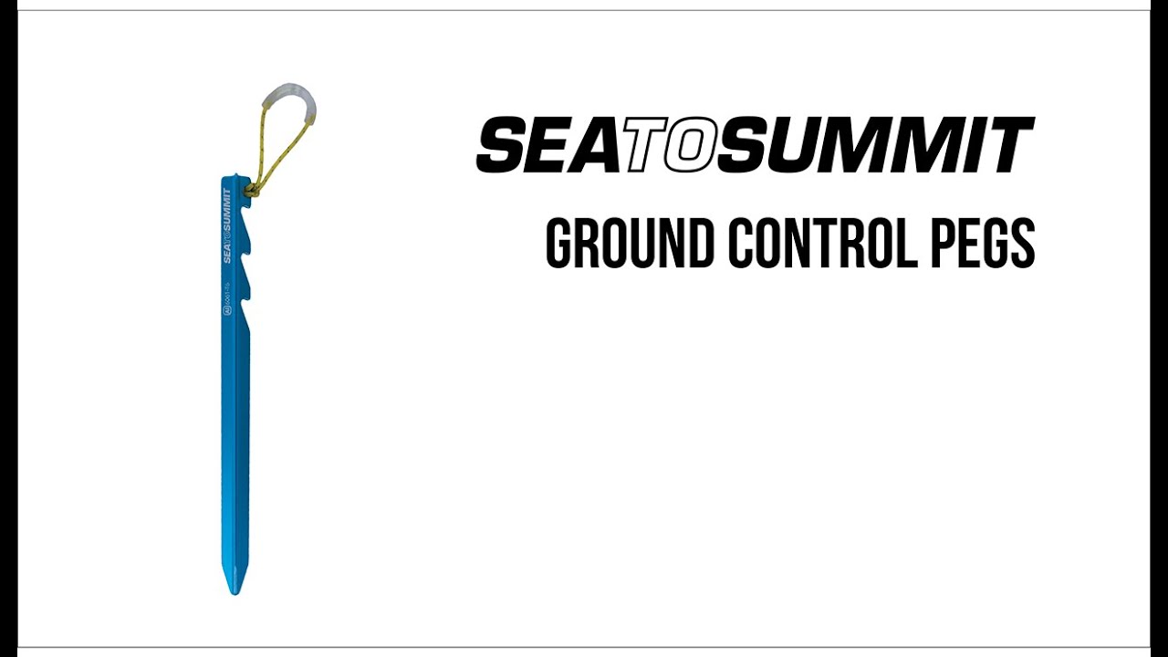Sea to Summit Ground Control Pegs - YouTube