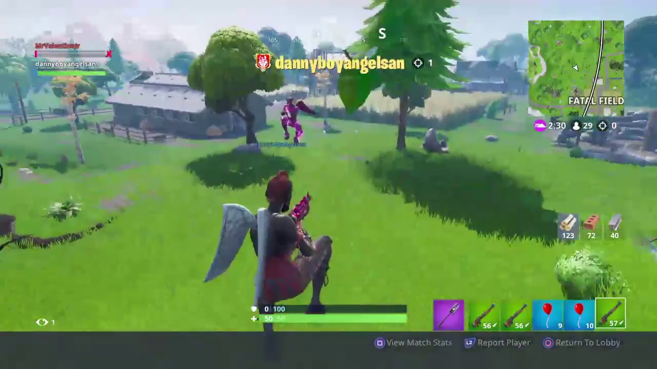 Playing fortnite with danny - YouTube