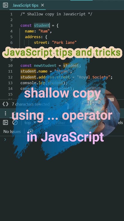 is spread operator(...) capable of deep copy in JavaScript? #shorts # ...