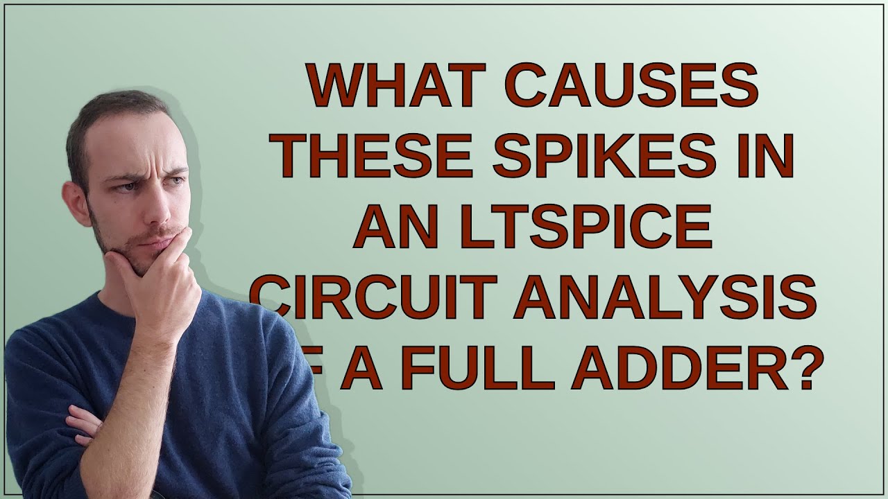 Electronics: What causes these spikes in an LTspice circuit analysis of ...
