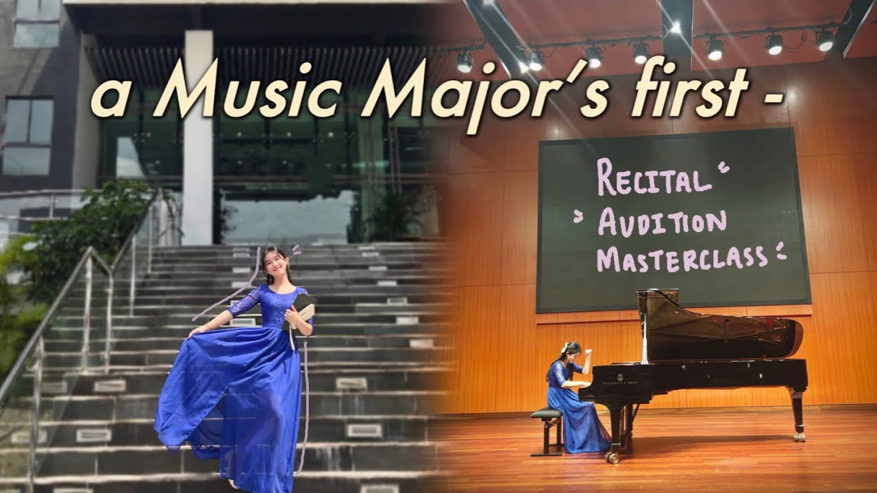uni vlog: a music student’s first recital, audition n masterclass - YouTube