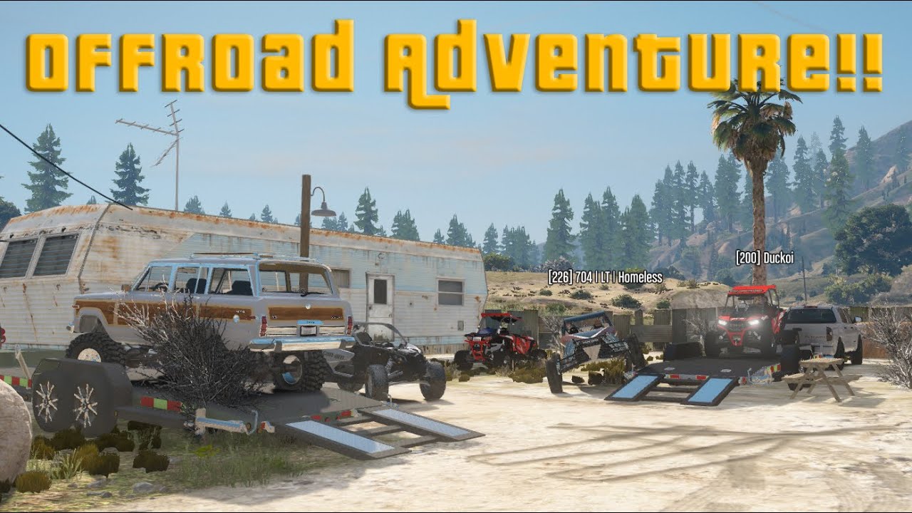 The Ultimate Offroad Adventure in FIVEM Part 1 - YouTube