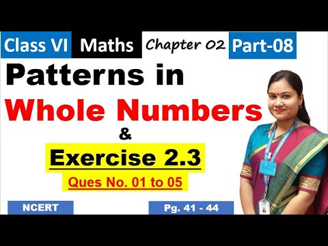 Whole Numbers (Pt 8)/ Class 6 Maths Chapter 2 Patterns in Whole Numbers ...