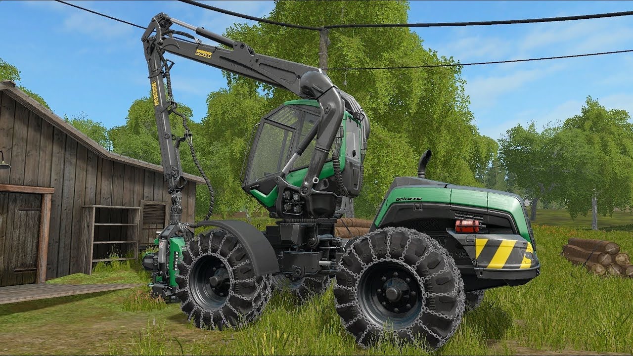 Farming Simulator 17 - Forestry and Farming on The Valley The Old Farm ...