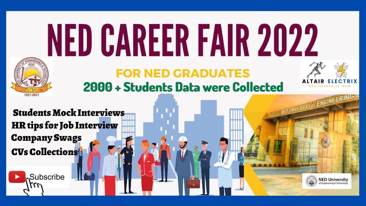 NED Job Fair | Students mock Interviews | HR gives Tips for Job ...