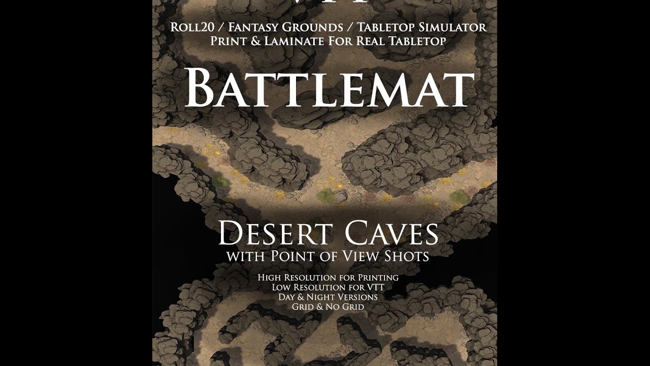 Desert Caves Map - YouTube