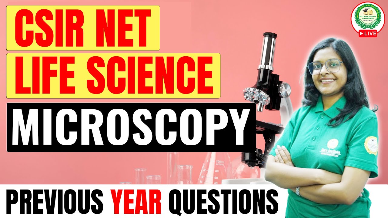 CSIR NET Life Science: Microscopy PREVIOUS Year Questions Explained ...