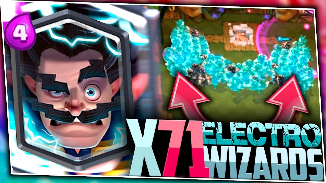 71 LEGENDARISKE ELECTRO WIZARDS! - NORSK CLASH ROYALE UTFORDRING - YouTube