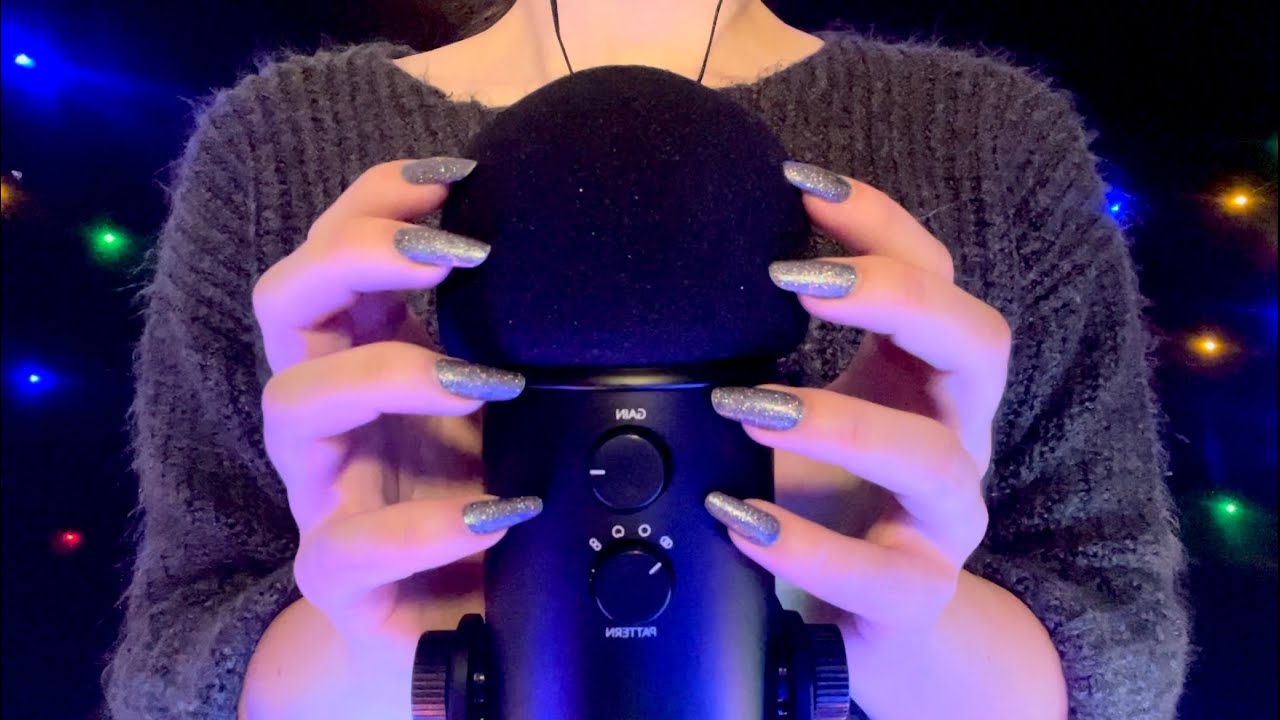 ASMR - Microphone Scratching (Setting & Breaking the Pattern) [No ...