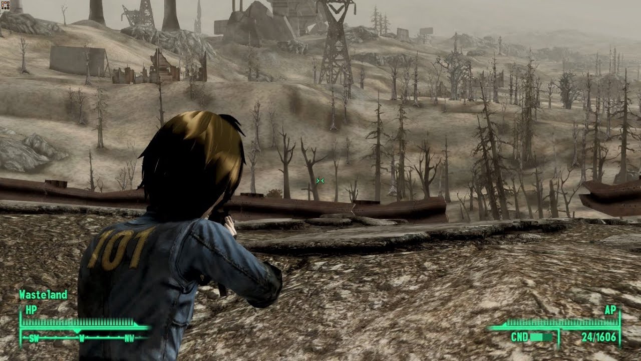 Fallout 3 Third Person Zoom and Focused Iron Sight - YouTube
