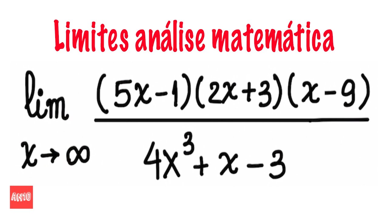 limites exercício resolvido | Matemática - YouTube