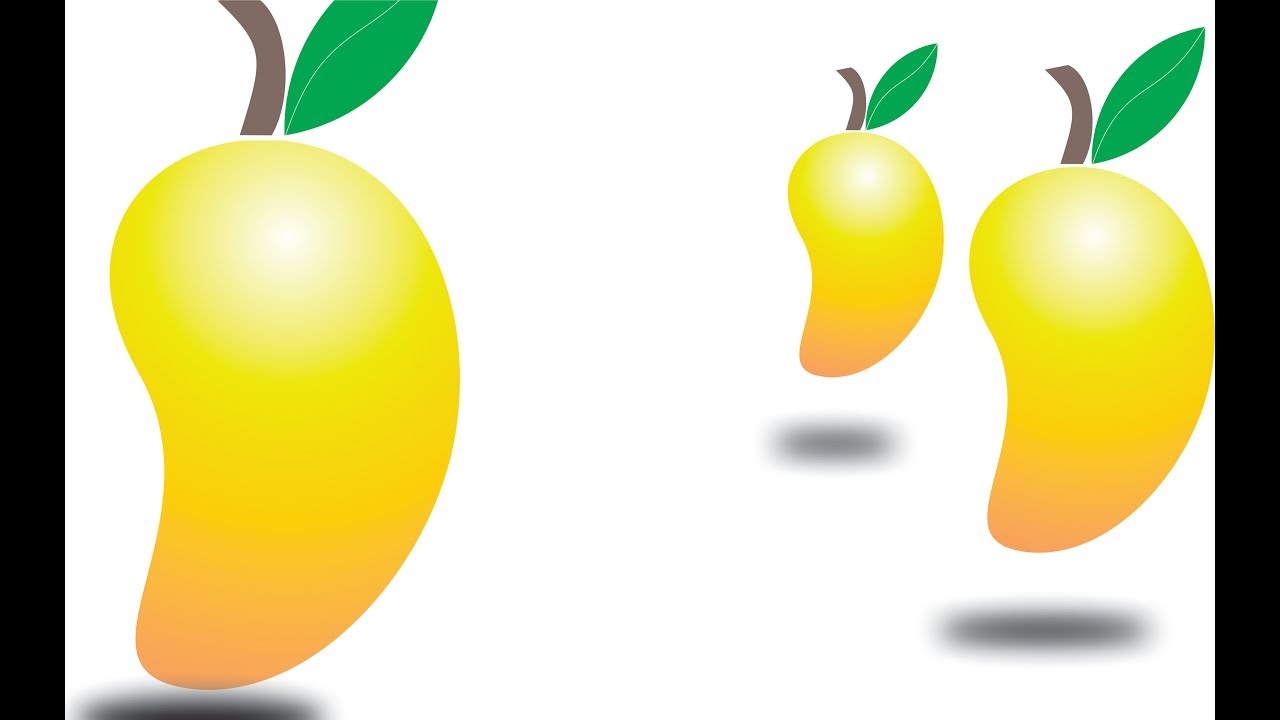How to Creat a mango in corel draw - YouTube
