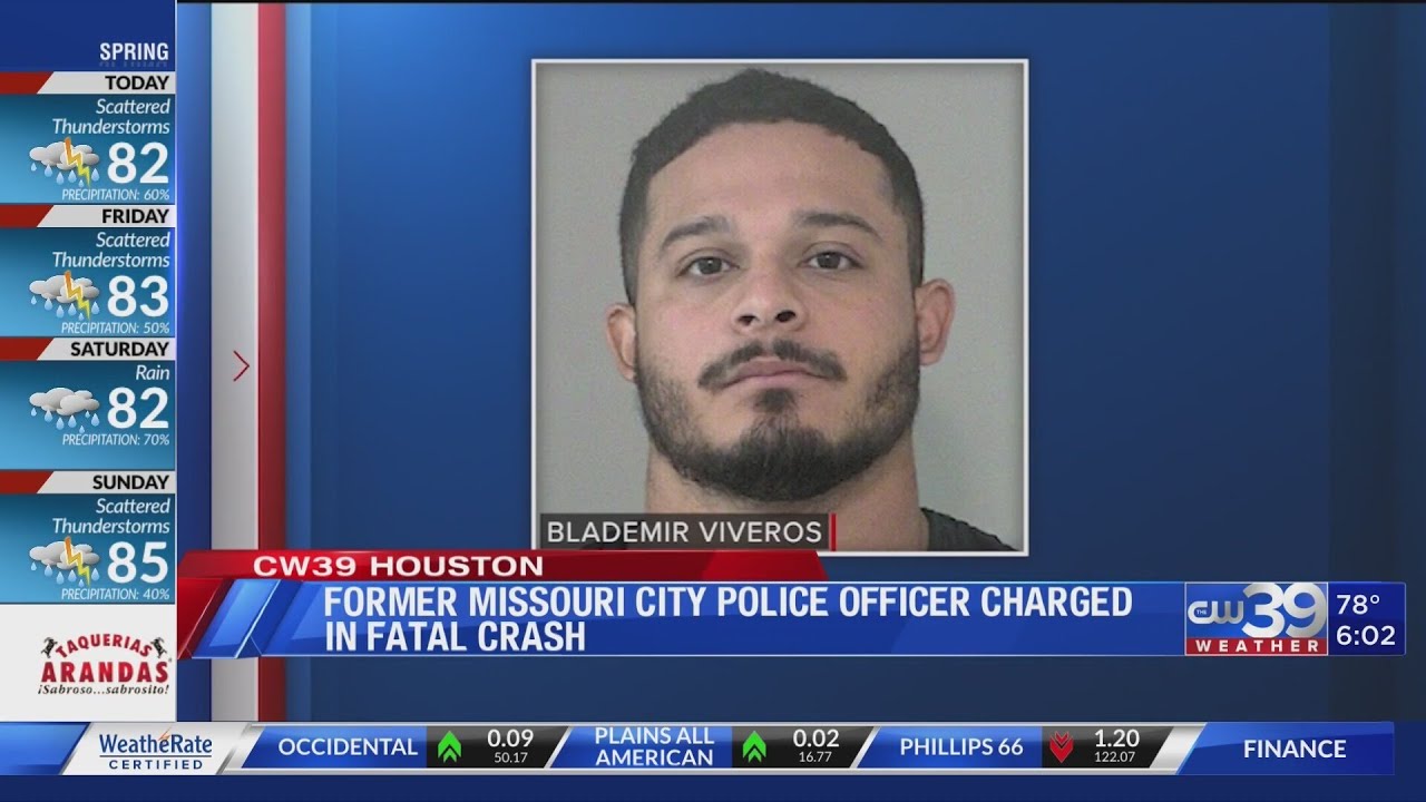 Former Missouri City police officer charged in fatal crash - YouTube
