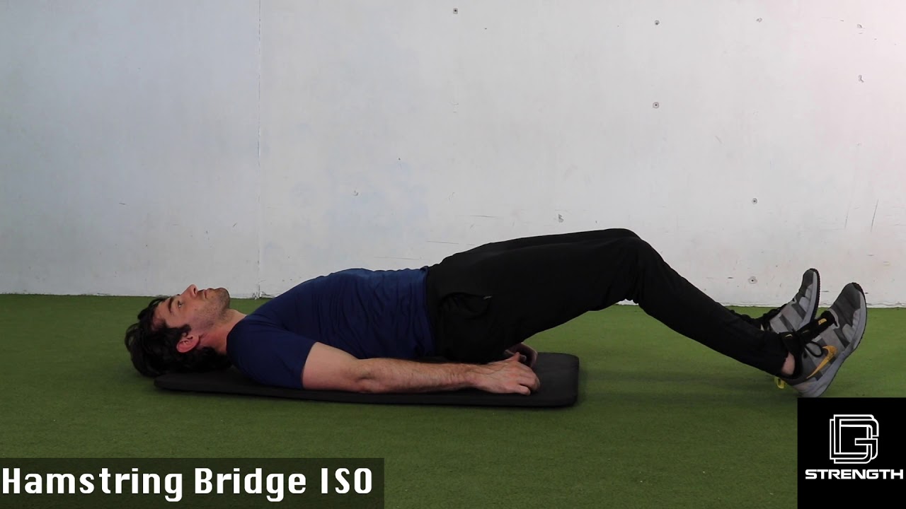 Hamstring Bridge ISO - YouTube