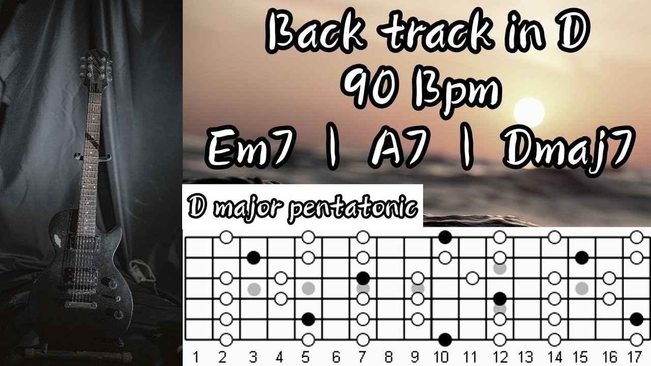 Backing Track in D major (D) | 251 | 90 Bpm - YouTube