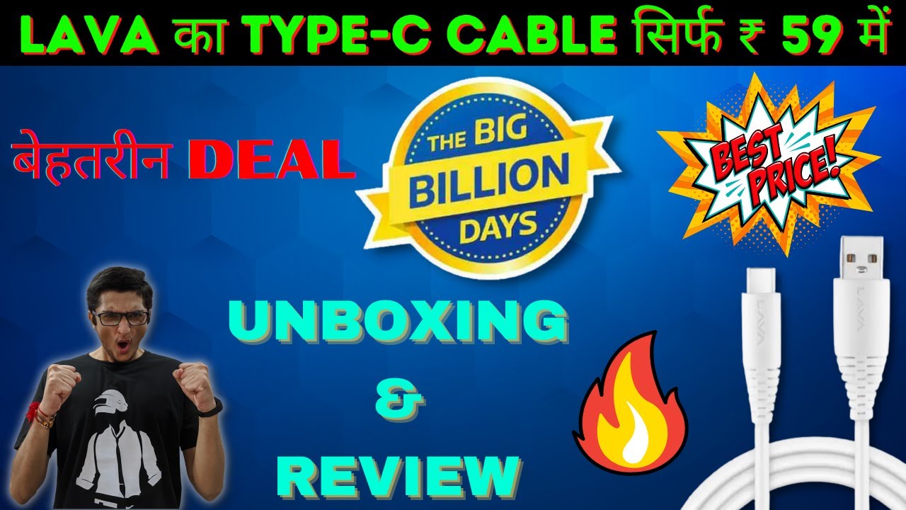 LAVA D3 Speed 1 m USB Type C Cable | Lava Type-C Cable @ 59 | Flipkart ...