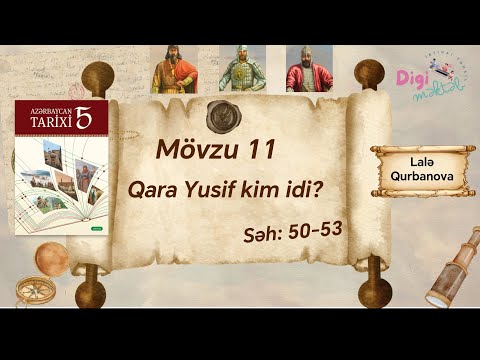 5 ci sinif Azərbaycan tarixi. 11. Mövzu. Qara Yusif kim idi? #tarixdersleri #5cisinif #asantarix 