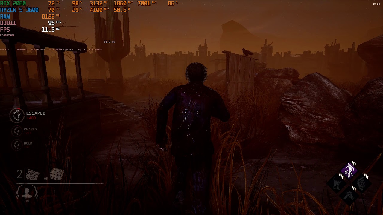 Dead By Daylight - Frame Rate Test (Dead Dawg Saloon) RTX 2060/R5 3600 ...