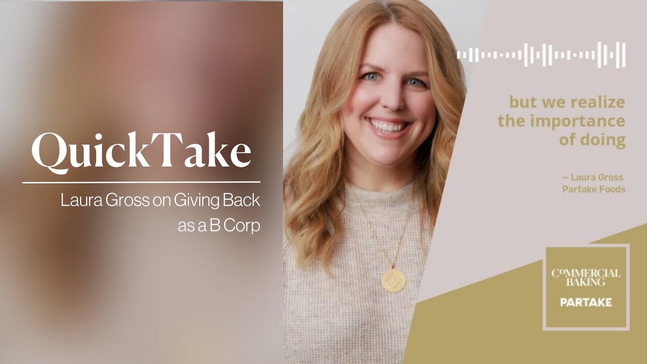 QuickTake: Laura Gross on Giving Back as a B Corp - YouTube