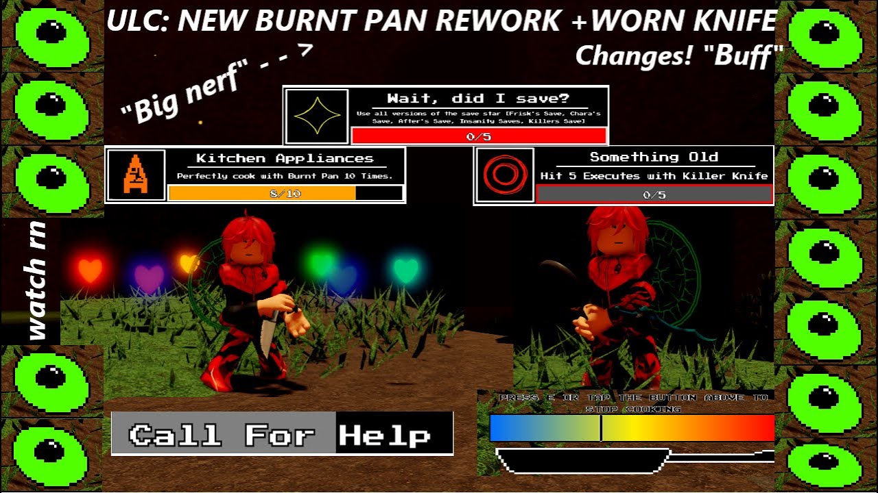 ULC: NEW UPDATE! REWORKED PAN + WORN KNIFE CHANGES, ACHIEVEMENT CHANGES ...