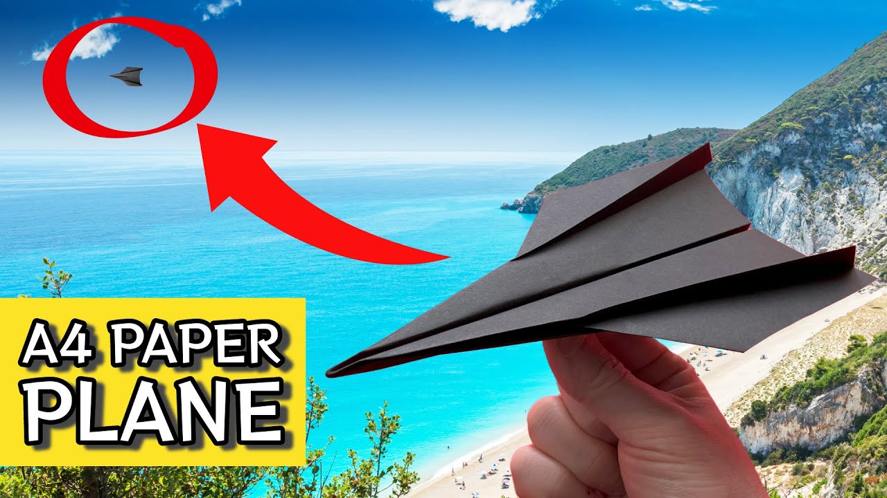 Amazing Paper Super Jet | How to Make a Paper Airplane | A4 Paper Plane ...