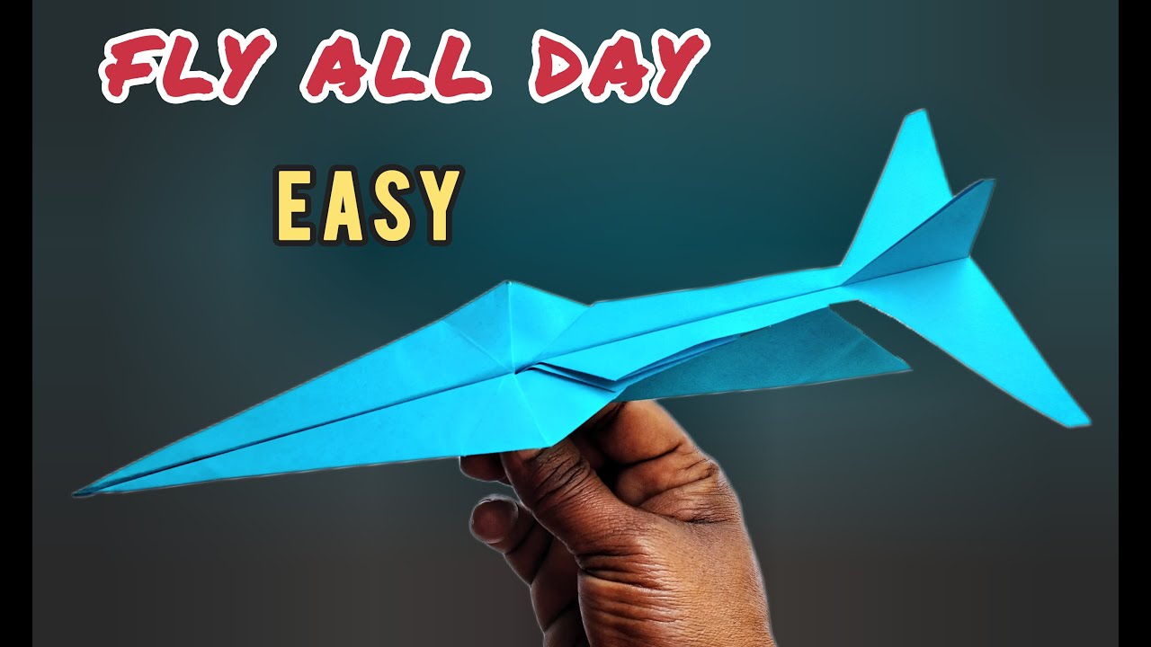 Amazing paper plane | How To Make A Paper Plane That Fly Far # ...