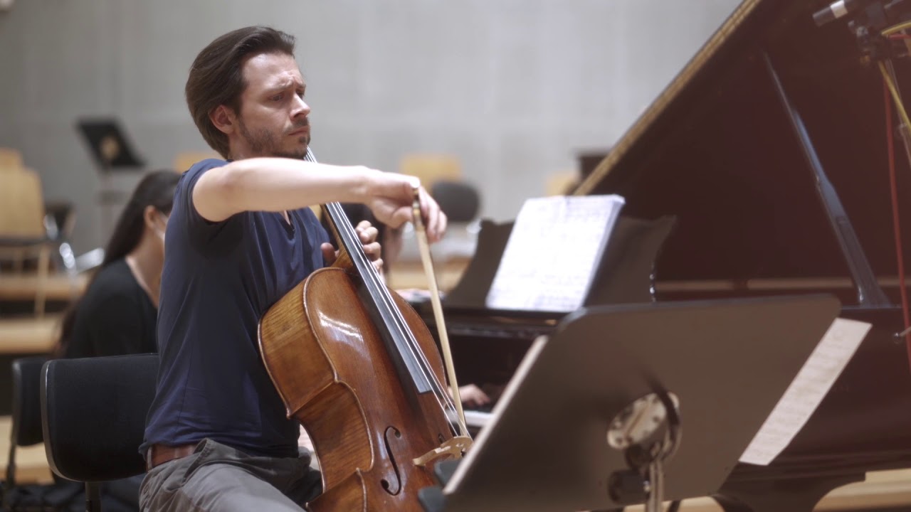 From the Studio: Maria Bach - Cello Sonata Recording Session - YouTube