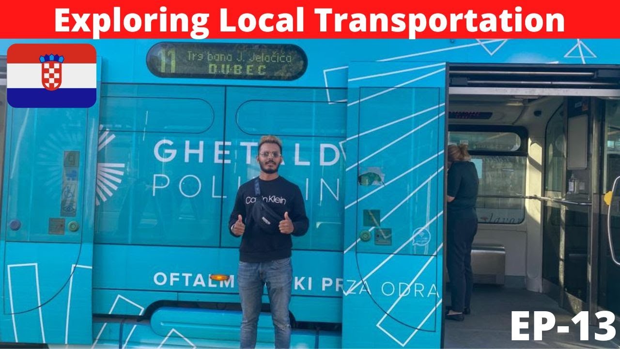 Public Transport In Croatia | Zagreb Bus Experience | Indian In Croatia ...