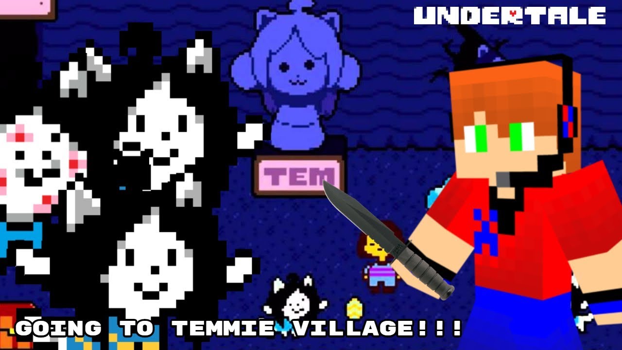 GOING TO TEMMIE VILLAGE!!! | Undertale #11 - YouTube