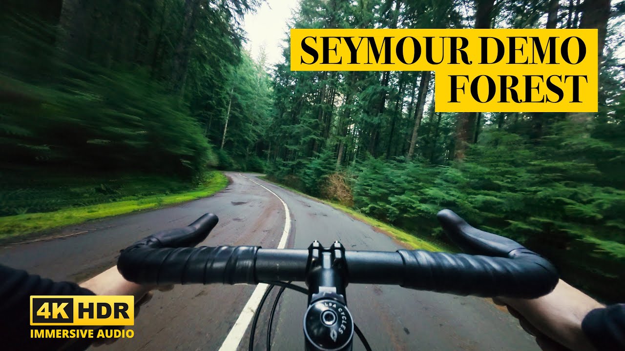 Cycling the Seymour Demonstration Forest in North Vancouver, Canada ...