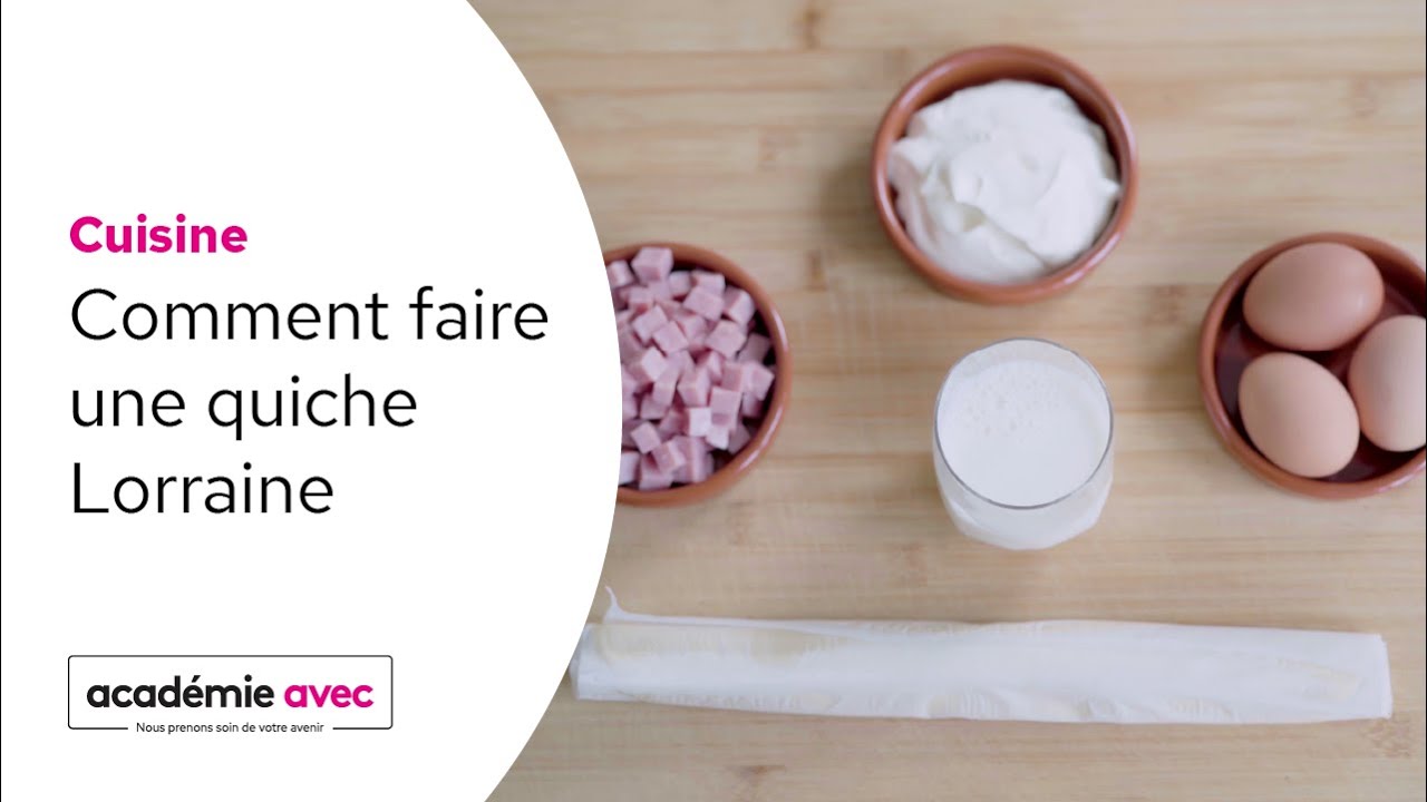 Cuisine - Comment faire une quiche lorraine ? 🥧 - YouTube