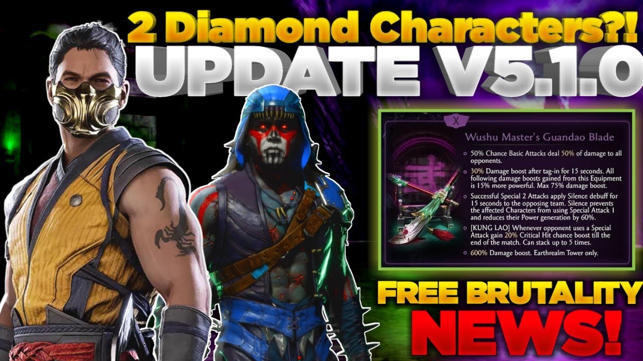MK Mobile UPDATE 5.1.0! MK1 Scorpion & Circle of Shadow Nightwolf ...
