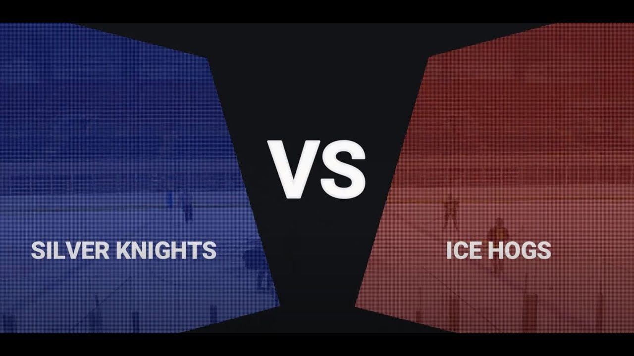 Ghost Pirates Ice - Silver Knights VS Ice Hogs 4/4/2024 - YouTube