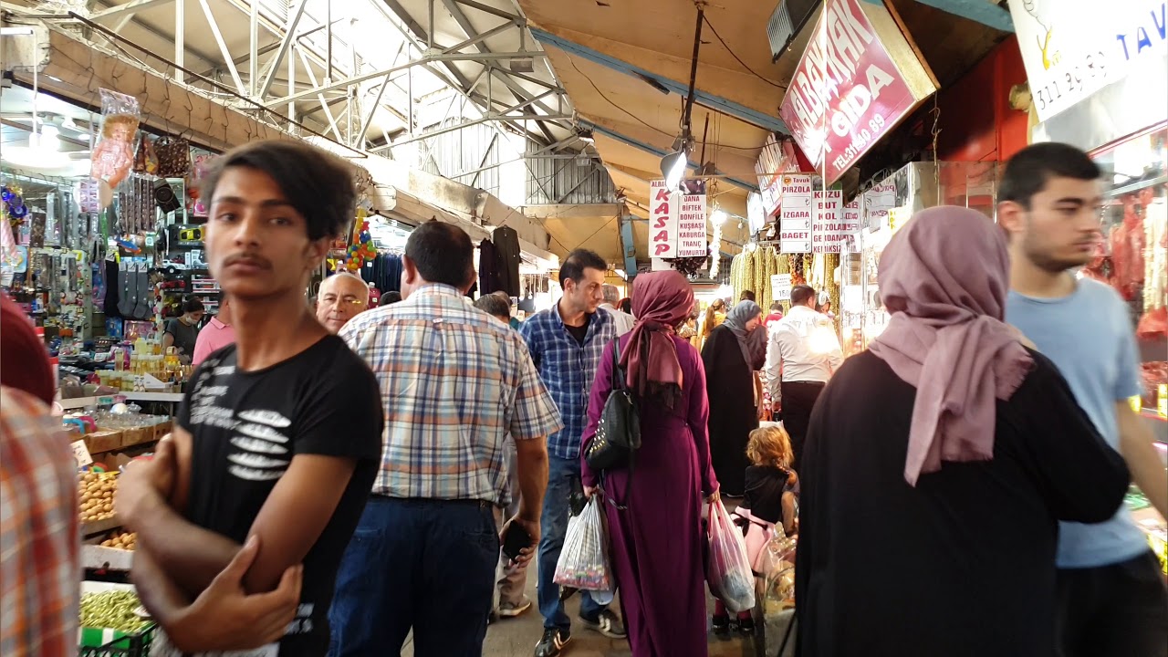 Ulus Fishermen's Bazaar walking Tour Ankara,Turkey 4K - YouTube