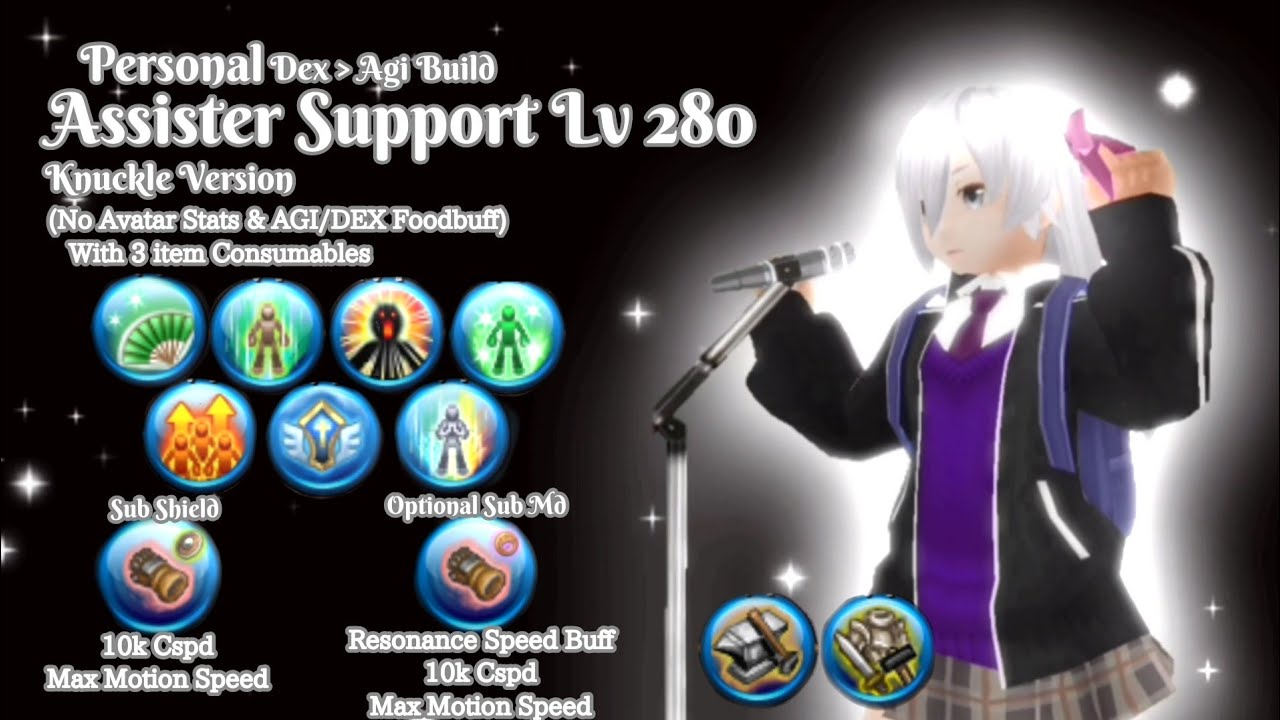 Toram Online - Assister Support Lv 280 Knuckle 10k Cspd & Max ...