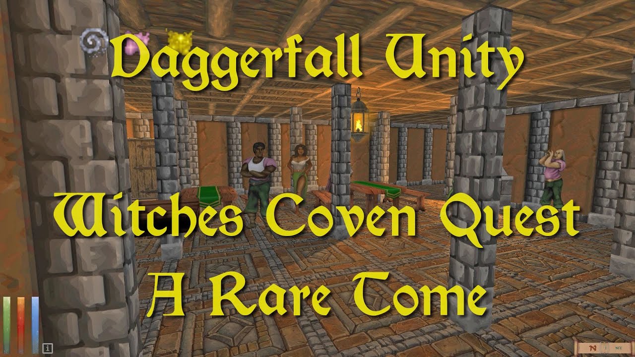 Daggerfall Unity — 220 — Witches Coven Quest — A Rare Tome - YouTube
