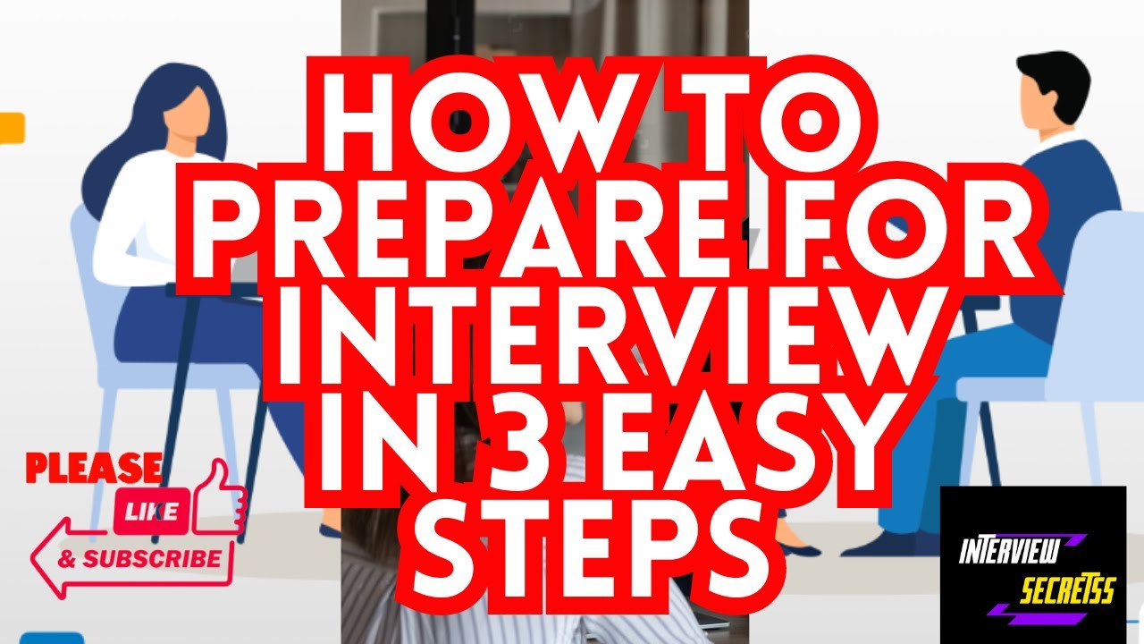 How 2 prepare for Interview in 3 Easy Steps #interview #motivation #job ...