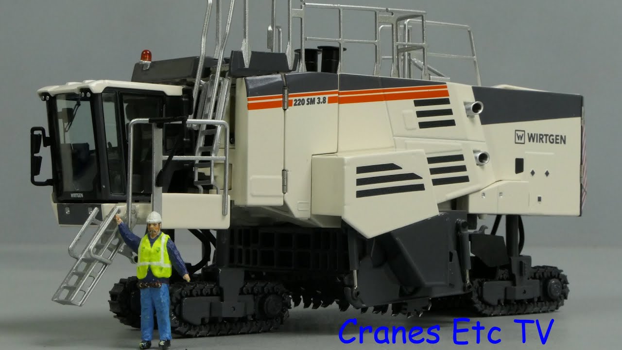 NZG Wirtgen 220 SM 3.8 Surface Miner by Cranes Etc TV - YouTube