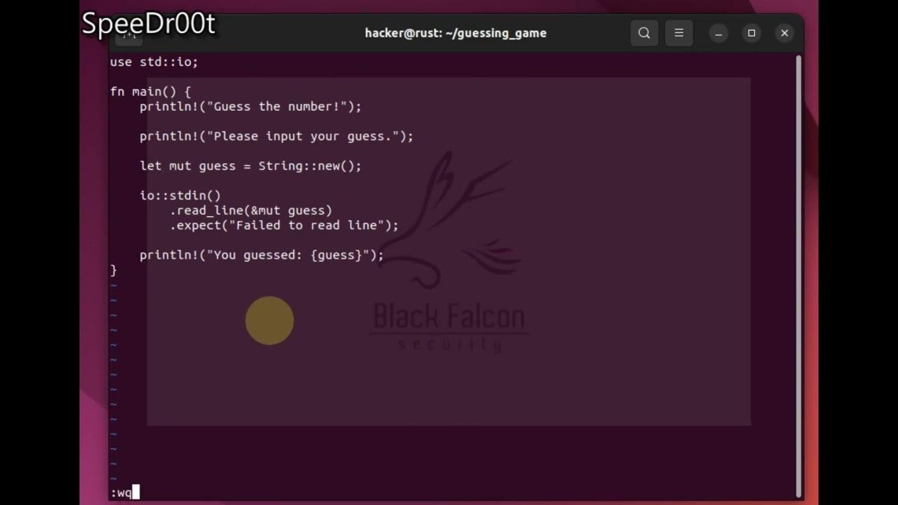Rust Programming A Guessing Game 1 Youtube