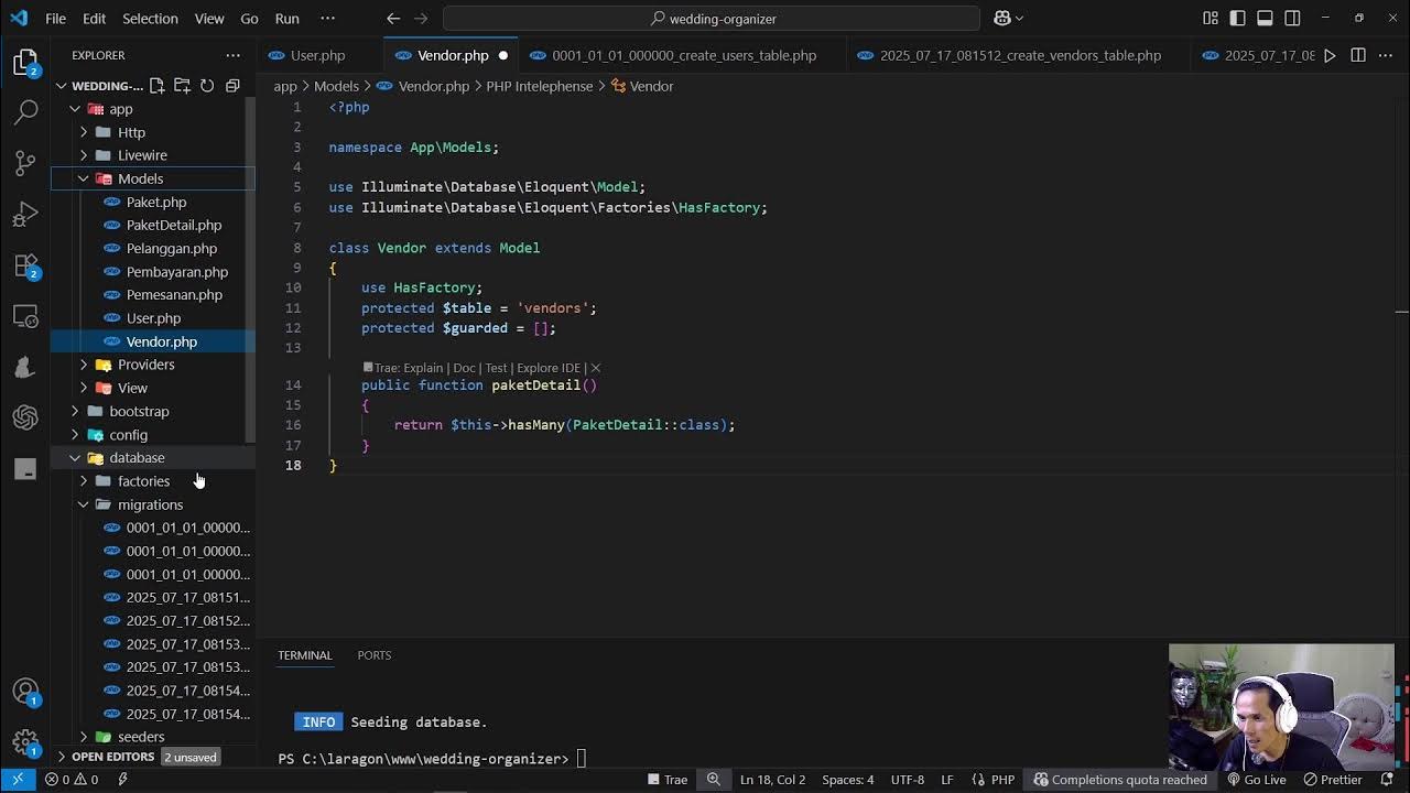 Project dari NOL Apps WO - Laravel Filament Livewire Tailwins - YouTube