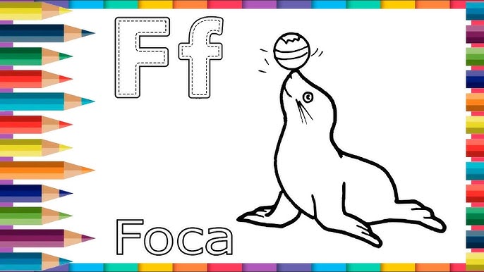 Dibujo De La Letra F Letra F Del Alfabeto De Las Llamas Ilustraciones